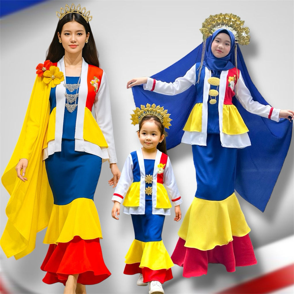 PREMIUM KEBAYA RAFFLESIA MERDEKA TEMA TRADISIONAL BY SAZAINI 2025 baju ...