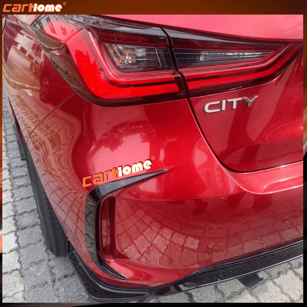 HONDA CITY HATCHBACK 2022-2025 Rear Bumper Canard With Paint Gloss ...