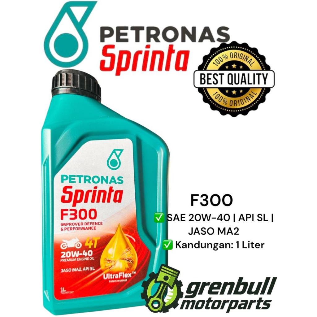 🔥 PETRONAS Sprinta F300 20W-40 4T Motorcycle Engine Oil - 1L 🔥 | Shopee ...