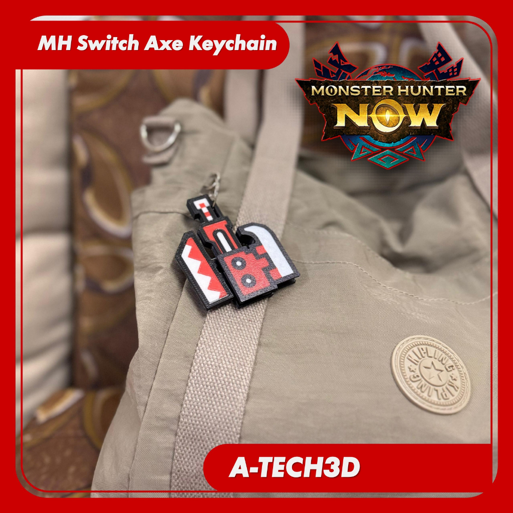🔥Monster Hunter Switch Axe Toy KeyChain🔥 | Shopee Malaysia
