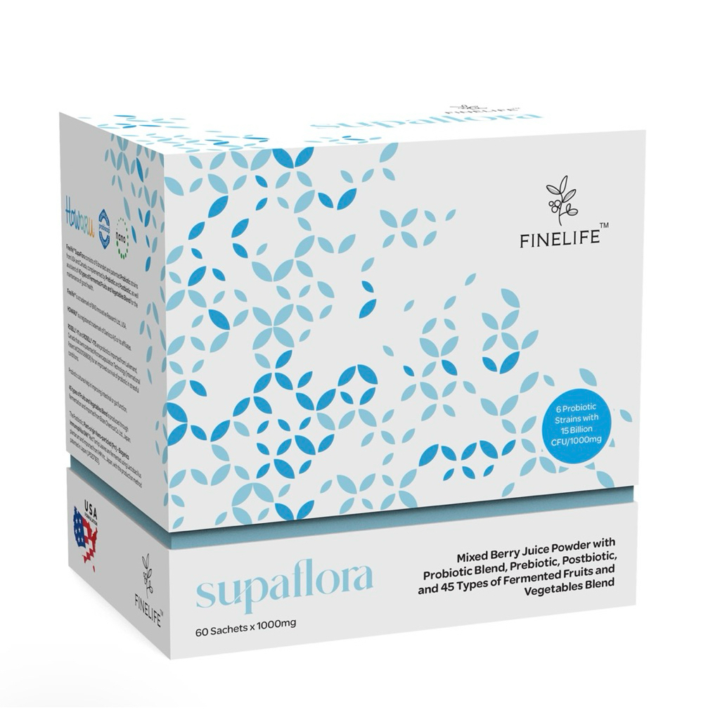 Finelife Supaflora Powder Triple-Action Gut Support (60 Sachets ...