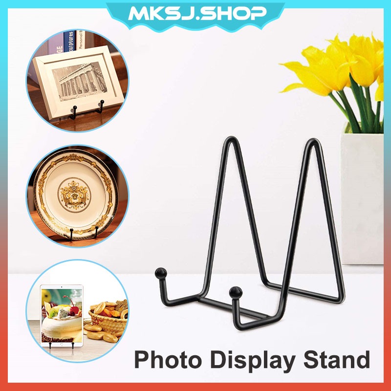 Photo Display Stand Table Frame Stand Holder Metal Picture Displaying ...