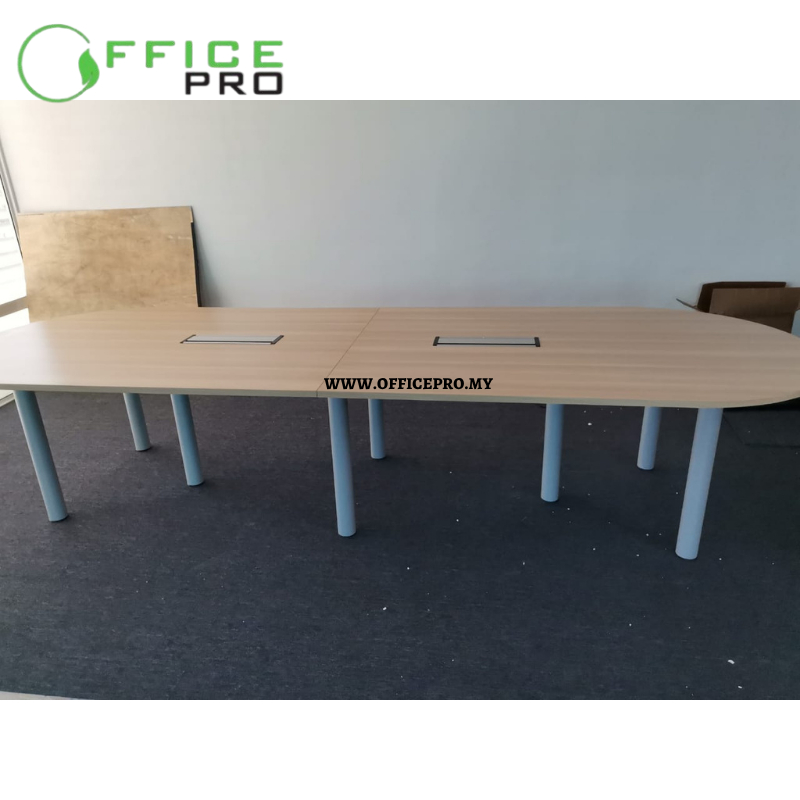 12 Feet | Oval Shape Meeting Table Conference Table With Truncking ...