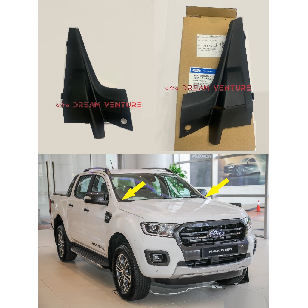 ORIGINAL FORD RANGER T6 T7 T8 2016 - 2021 WIPER PANEL SEAL GRILLE ...