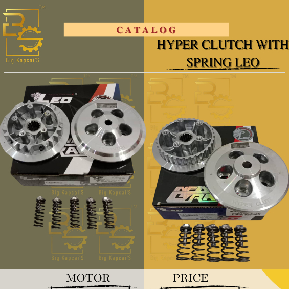 YAMAHA LC135 & SRL115 LEO Hyper Clutch With Spring (5Clutch Plate ...