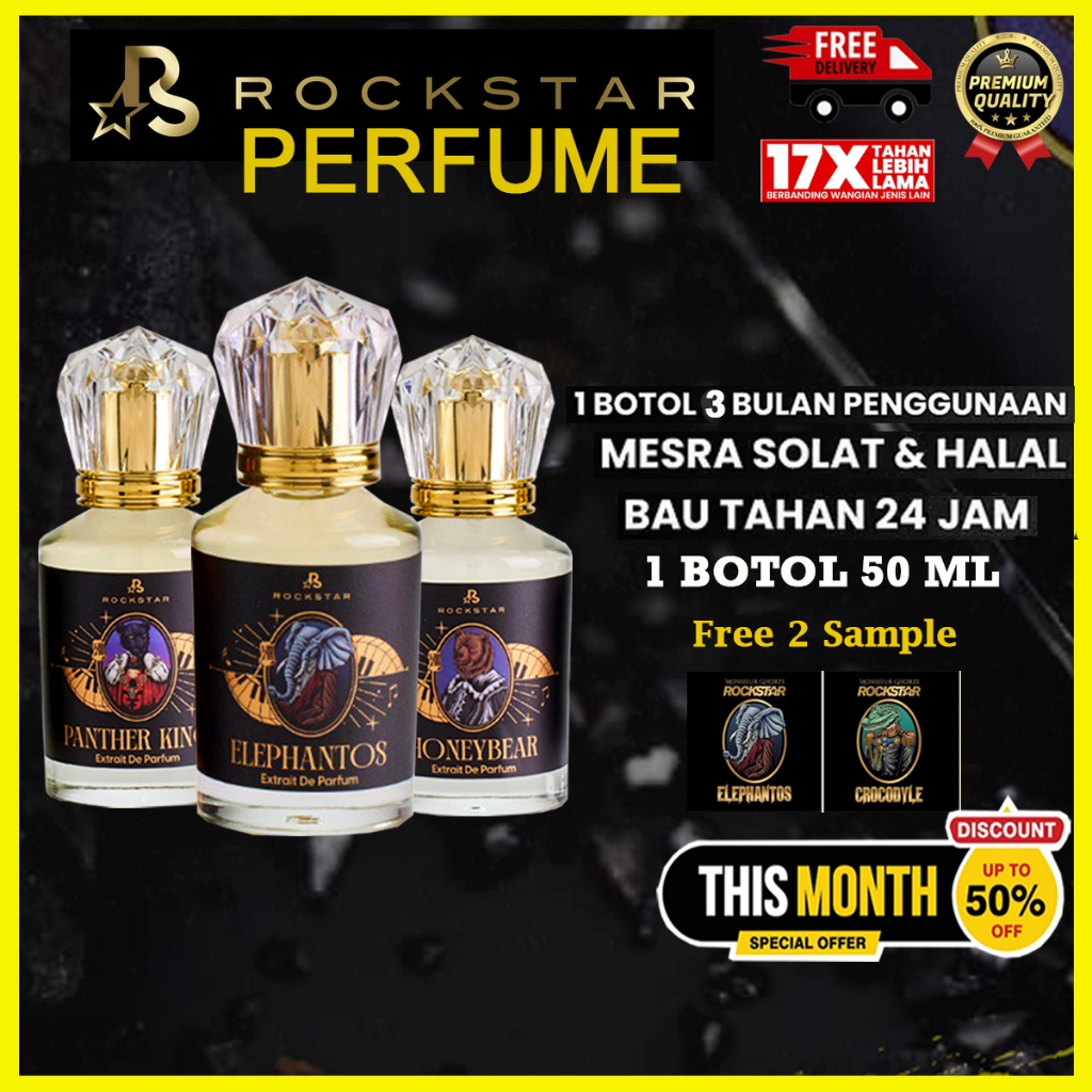 Rockstar Perfume Original Minyak Wangi Fragrances Tahan Lama Edp Parfum ...