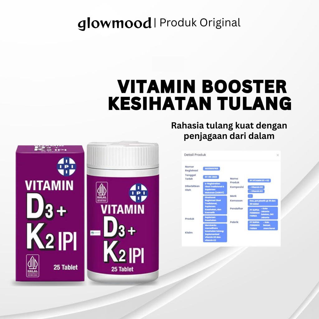 IPI D3 + K2 VITAMINS MAINTAINING BODY RESISTANCE AND BONE HEALTH ...
