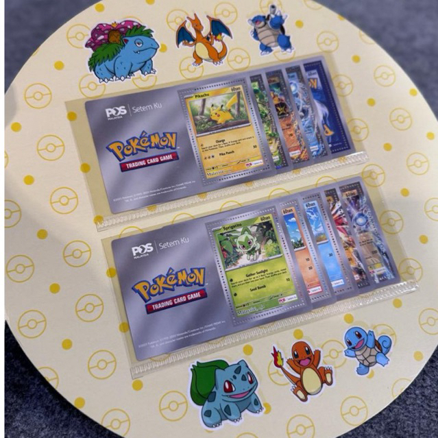 2025 Pokemon Stamp Folder Set (Pos Malaysia) Stamp Collection | Shopee ...