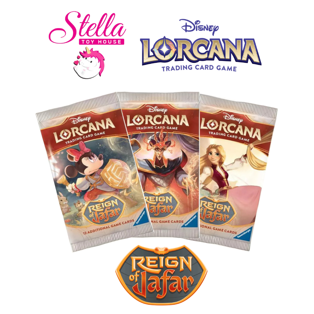 Disney Lorcana TCG: Reign of Jafar Booster Pack | Shopee Malaysia
