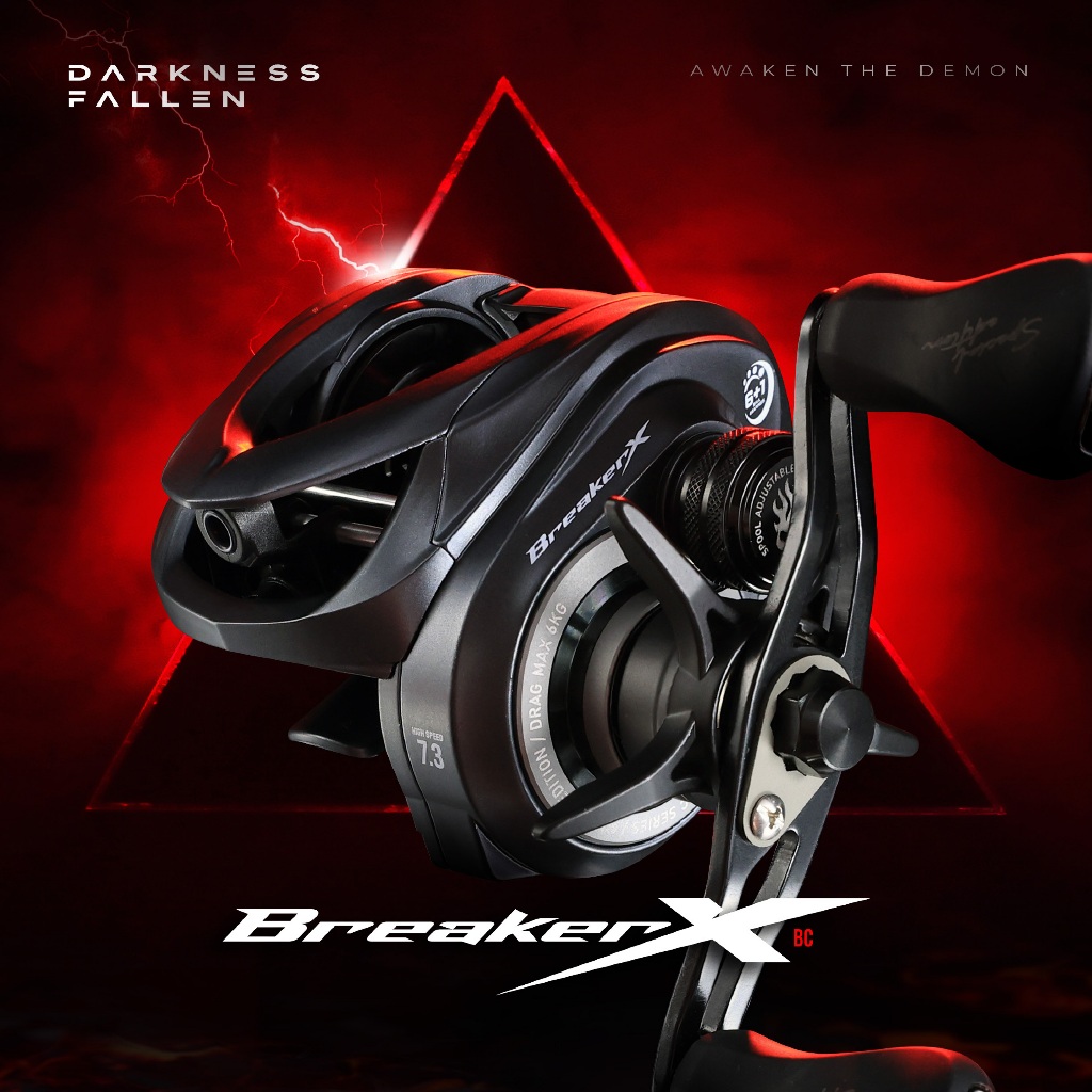 Eupro Breaker X BC, Pancingan Casting Reel, 100% Kualiti, Left Hand ...