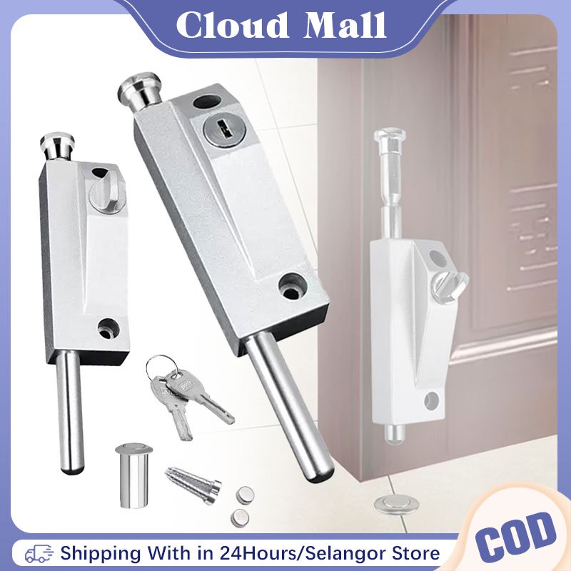 1Pcs Wooden Door Floor Lock Spring Bolt Lock Door Door Bolt Lock ...