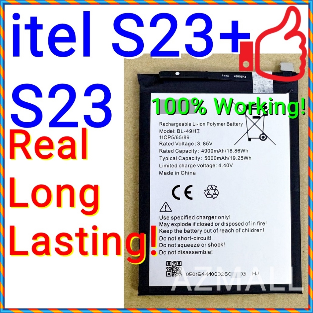 (5000mAh) NEW ORI Long Lasting Stable Battery BL-49HI /BL-49NI for itel ...
