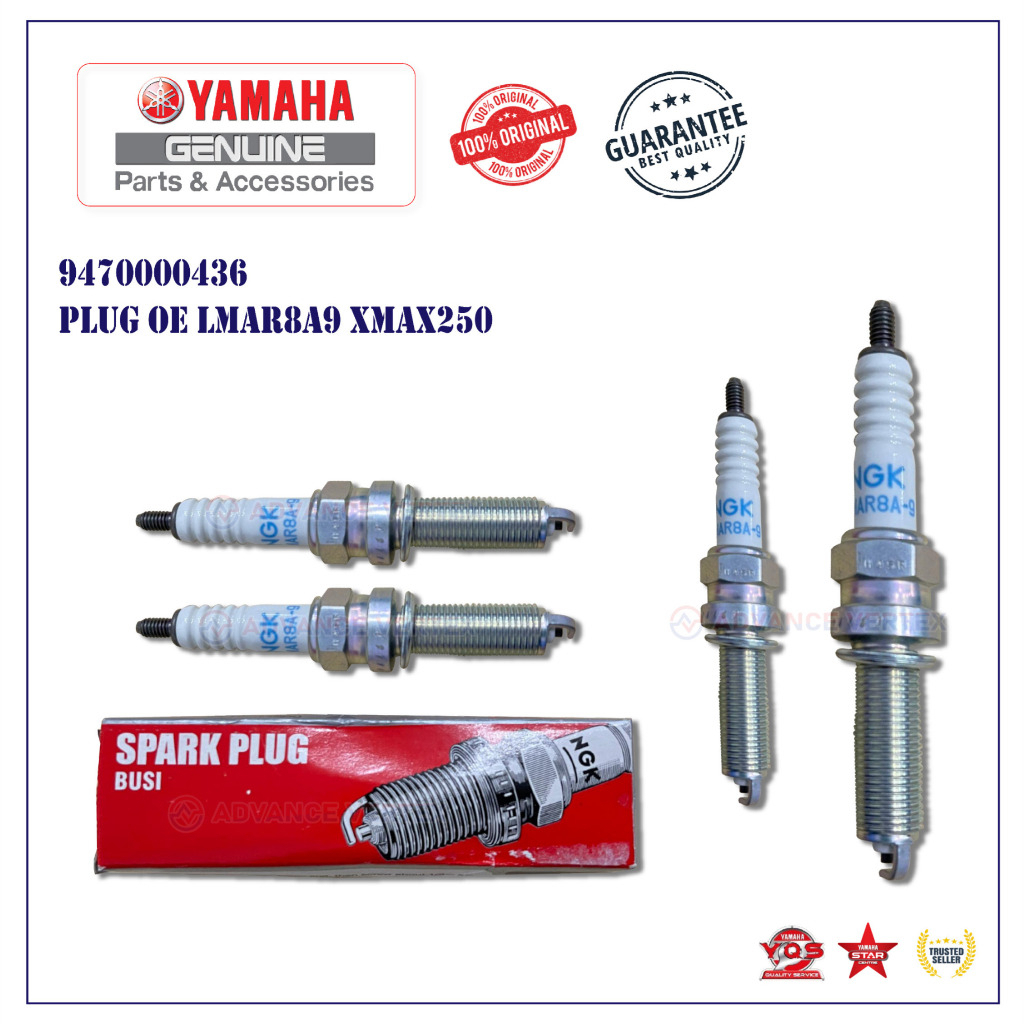 YAMAHA XMAX 250 / R15 PLUG 100% ORIGINAL (1 PCS SAHAJA) | Shopee Malaysia