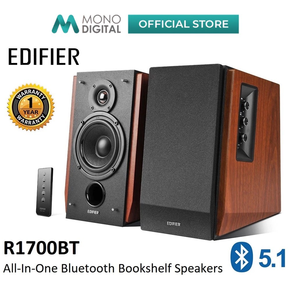EDIFIER R1700BT 2.0 MULTIFUNCTIONAL BLUETOOTH BOOKSHELF SPEAKER WITH ...