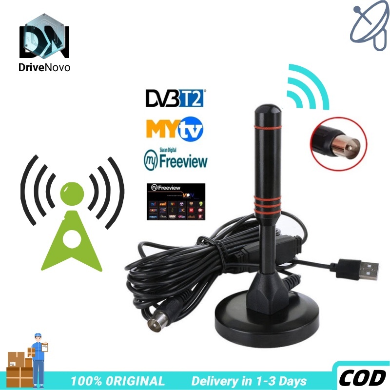DriveNovo Digital Antenna Aerial HDTV Digital Indoor Antenna Aerial ...
