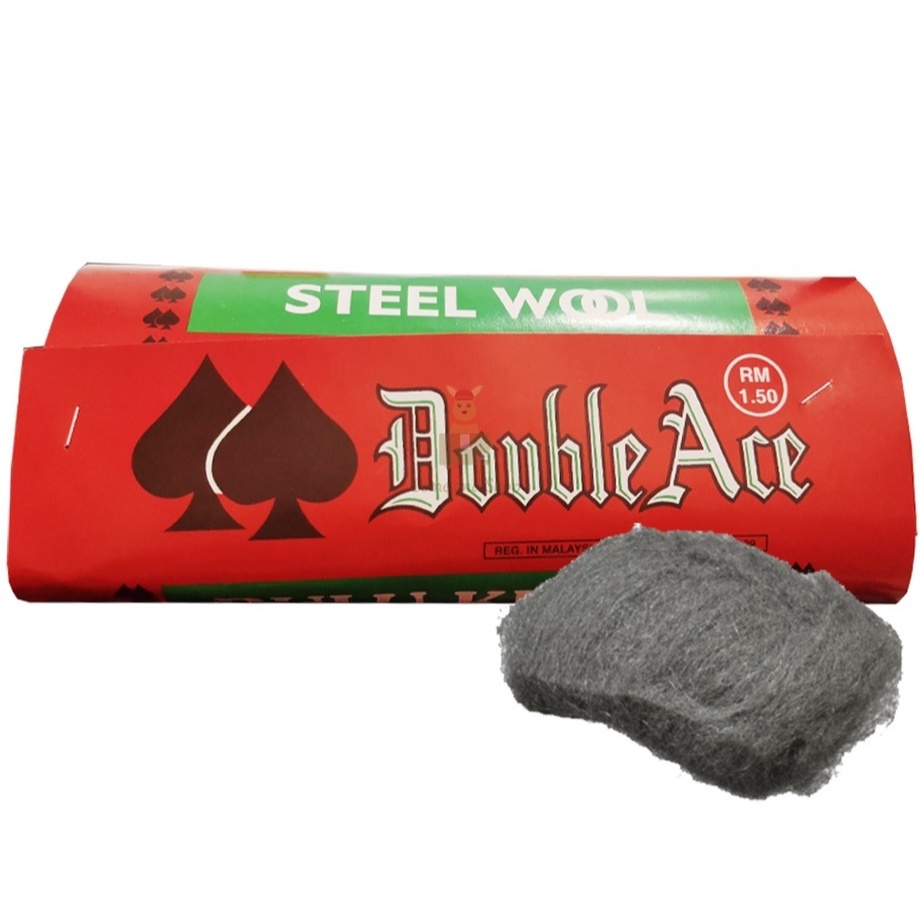 Double Ace Steel wool / berus periuk halus / scouring/Bulu Keluli ...