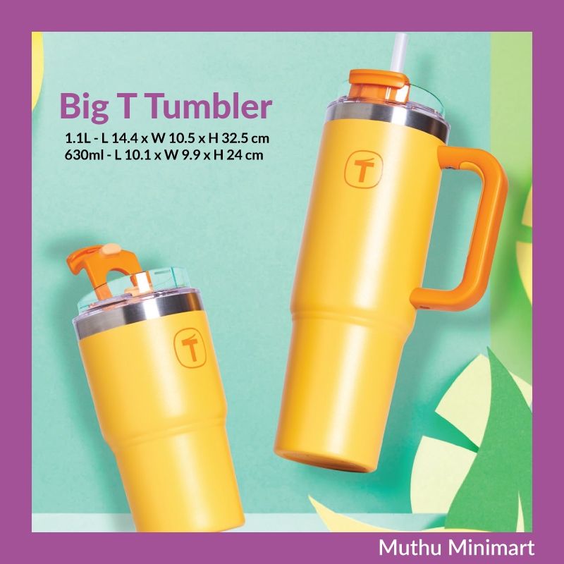 Original Tupperware | Big T Tumbler Bottle Set Water Bottles Drink ...
