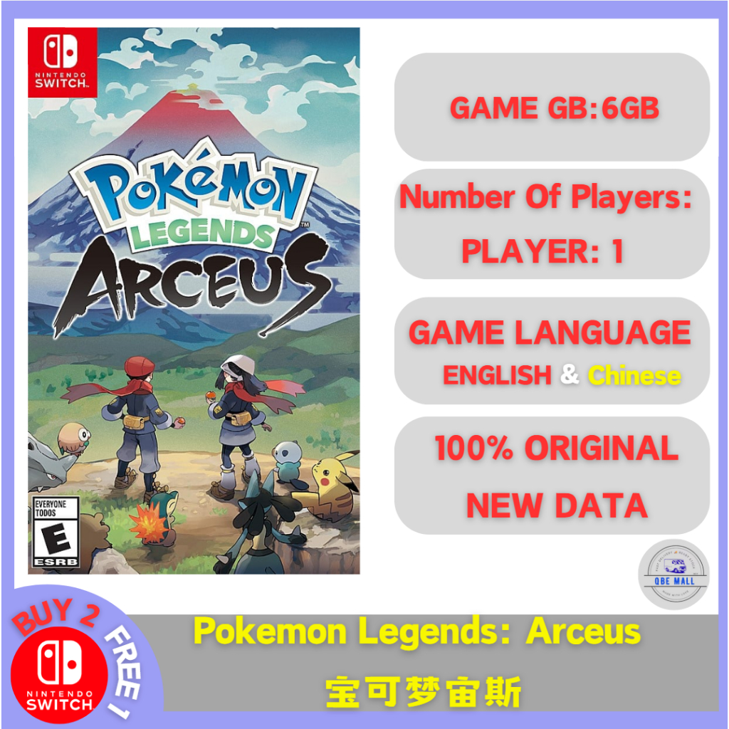 Pokemon Legends: Arceus 宝可梦宙斯 (Nintendo Switch) Permainan Muat turun ...