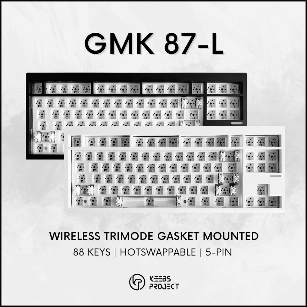 [READY STOCK] ZUOYA GMK 87-L TKL Trimode Custom Mechanical Keyboard GMK87-L | Shopee Malaysia