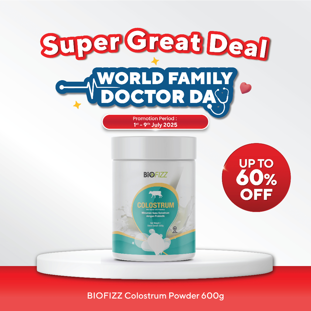 BIOFIZZ Colostrum Milk Powder Plus 600g for Immune & Digestion ...