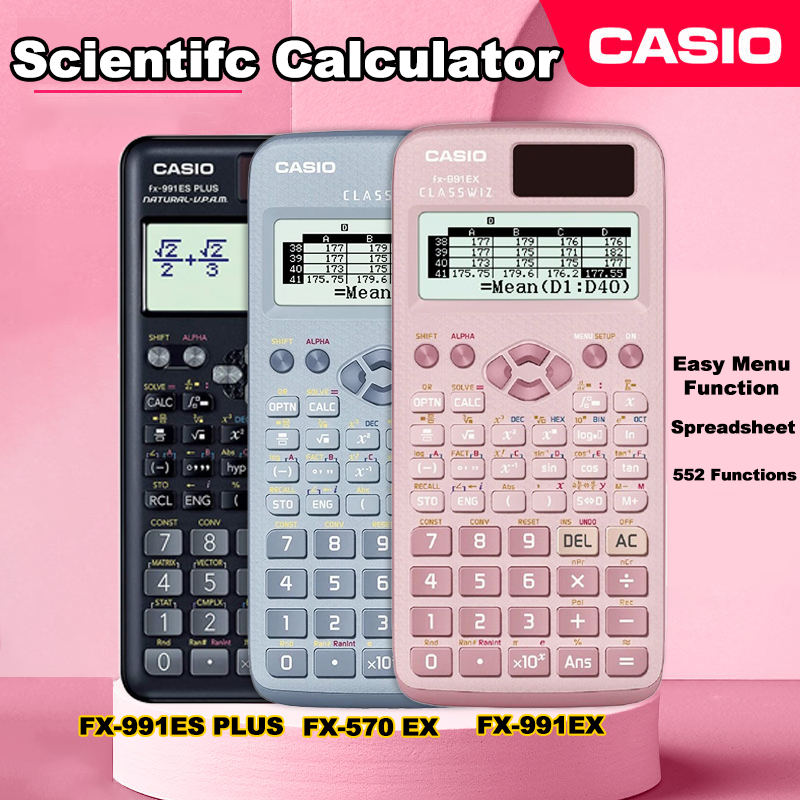 Kalkulator Saintifik CASIO Calculator Scientific FX-570EX/FX-991EX/FX ...