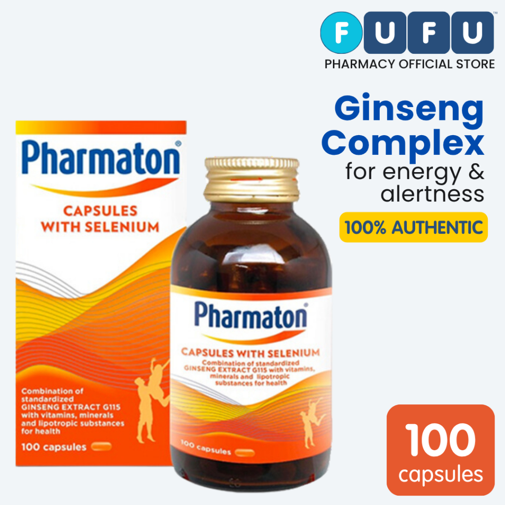 Pharmaton Multivitamin Capsule 100s for Energy and Stamina | With ...