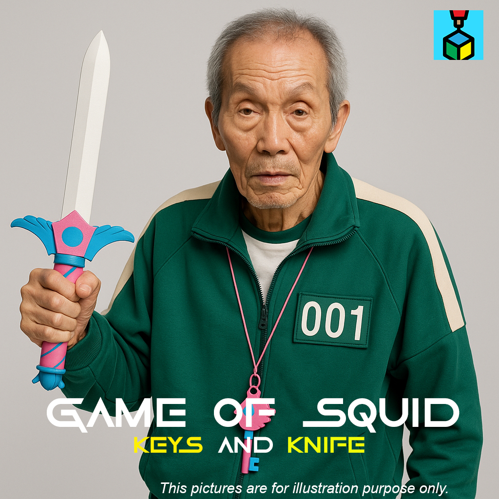 Cubic.this Knife and Keys Squid Game Season 3 | Shopee Malaysia