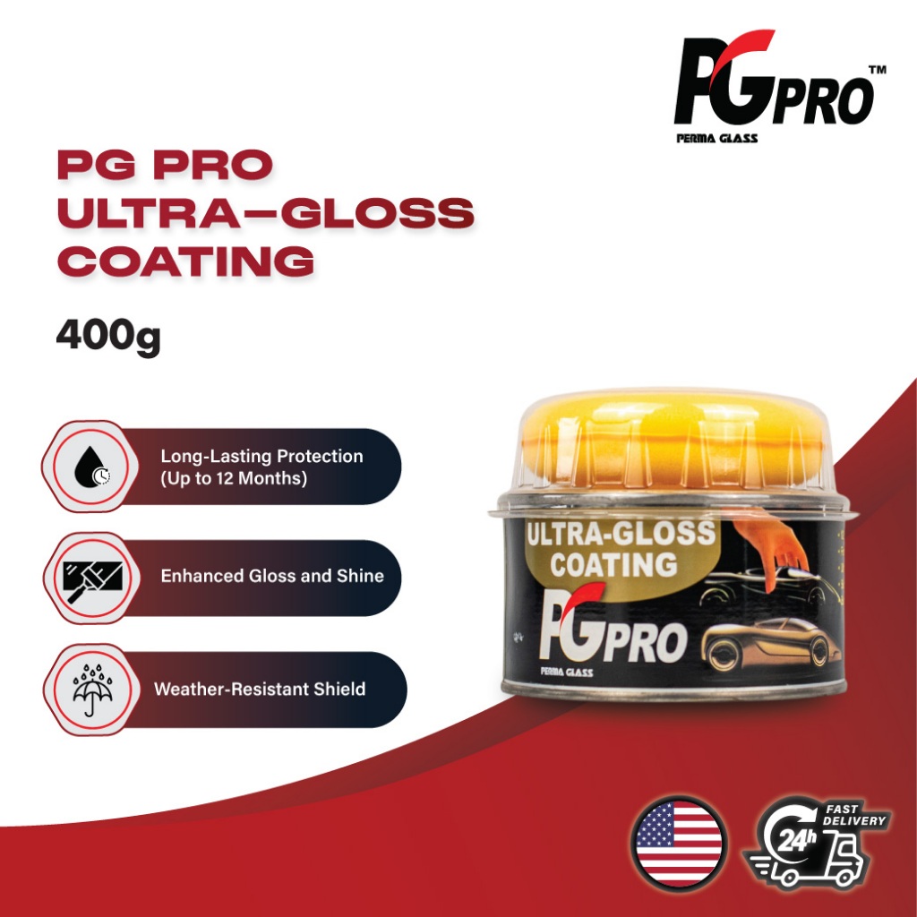 Perma Glass PG Pro Ultra-Gloss Coating (400g) | Premium Carnauba Wax ...