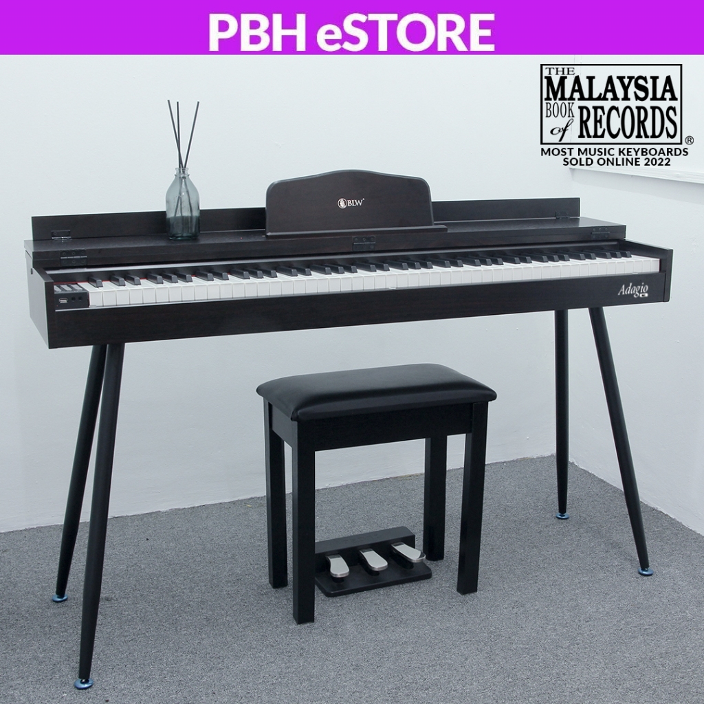 BLW Digital Piano Adagio / Adagio Pro 88 Keys Spring / Hammered ...