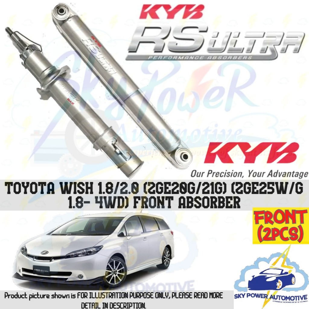 Toyota Wish ZGE20 ZGE21 ZGE25 KAYABA KYB RS ULTRA GAS SHOCK ABSORBER ...
