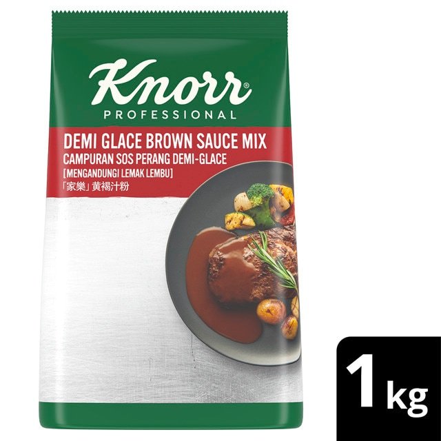 Knorr Demi Glace Beef Flavour Brown Sauce Mix (1kg) | Shopee Malaysia