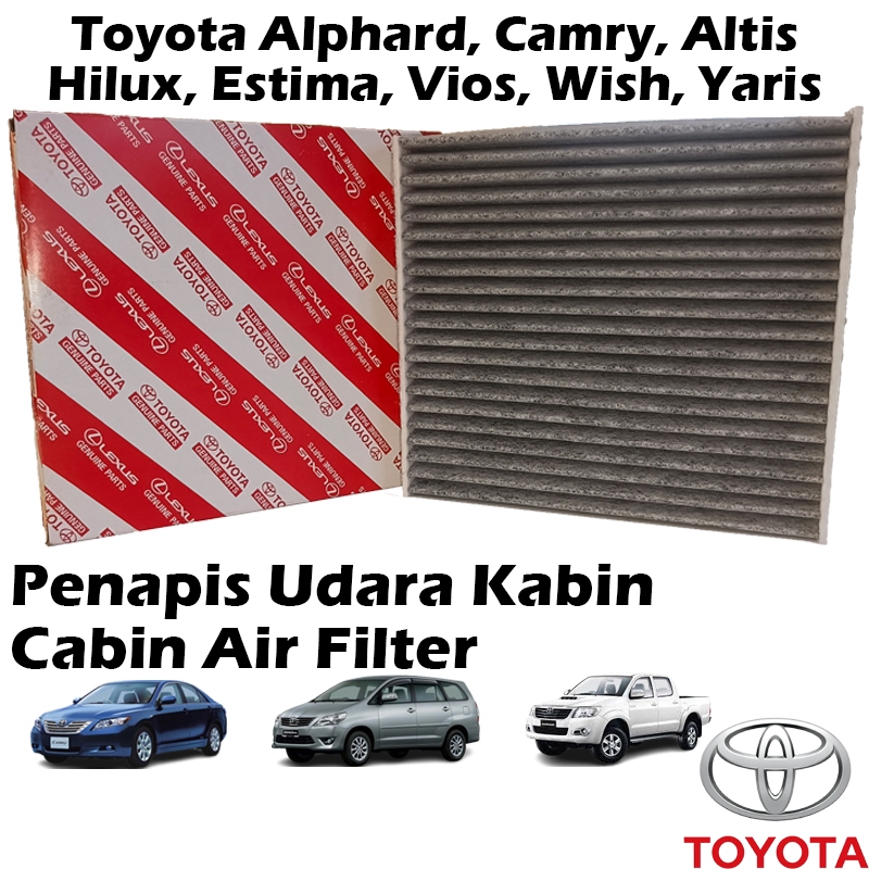 Toyota Cabin Air Filter For Vios NCP93 Hilux KUN25 Altis ZRE121 Camry ...