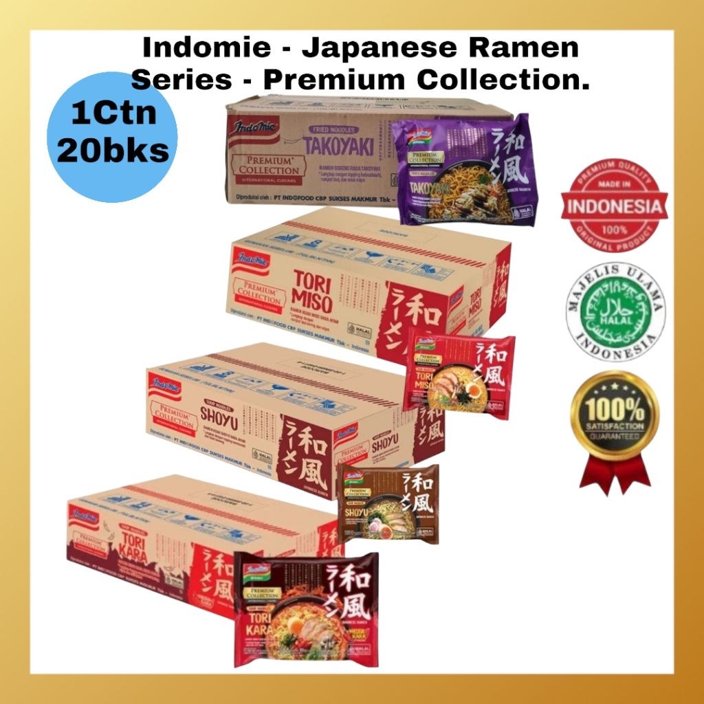 Indomie - Japanese Ramen Series - Premium Collection. | Shopee Malaysia