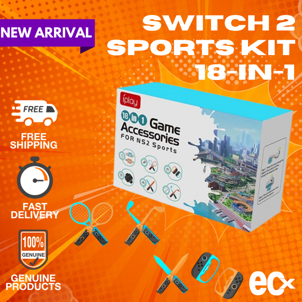 [Ready Stock] iplay HBS-522 18-in-1 Sports Kit for Nintendo Switch 2 ...