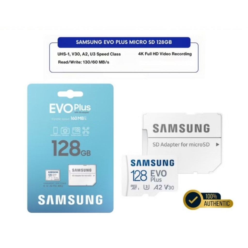 Samsung MicroSd Evo Plus 128Gb | Shopee Malaysia