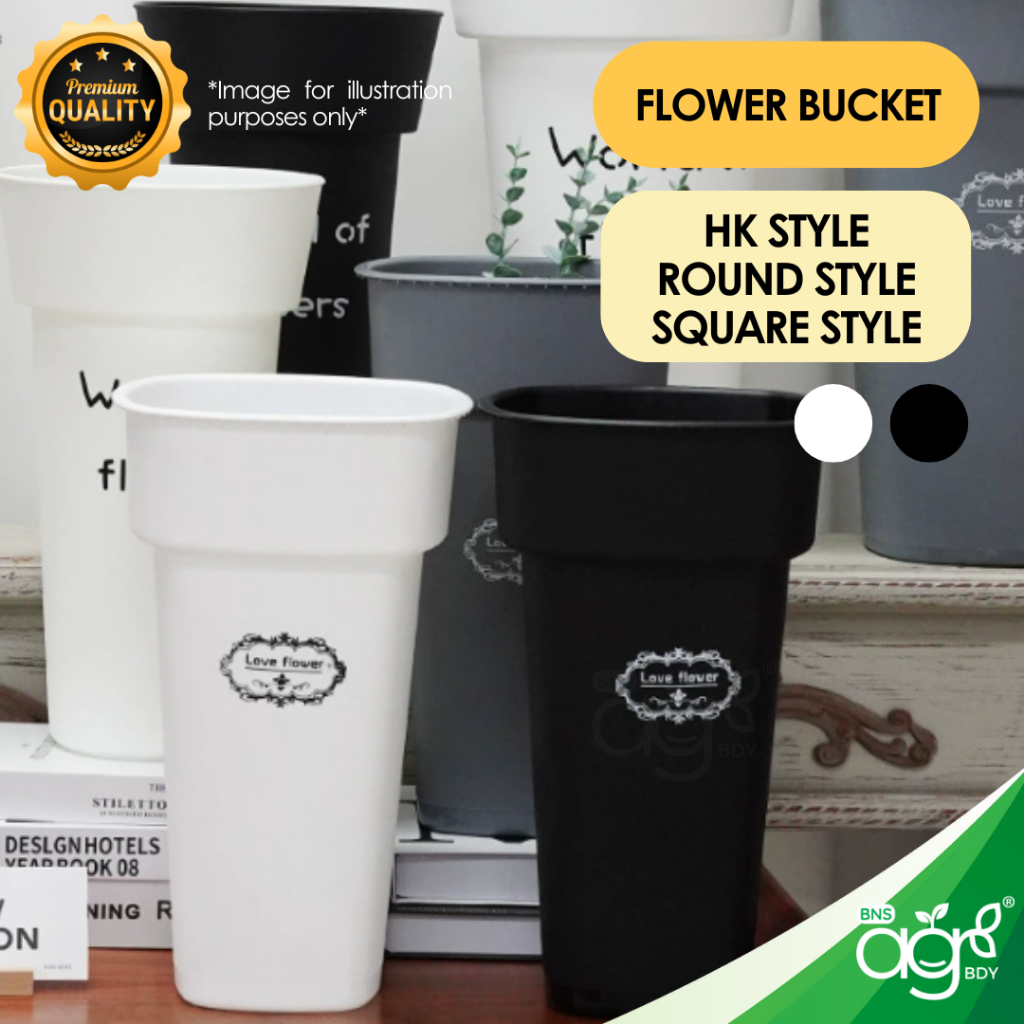 Pasu Bunga Pasu Gubahan Bunga Pot Bunga Plastik | Nordic Fresh Flower ...