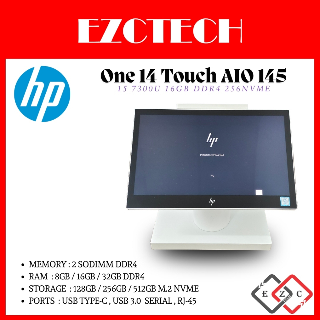 HP Engage One 14 Touch AIO 145 i5-7300u 16GB+256GB POS TERMINAL ...
