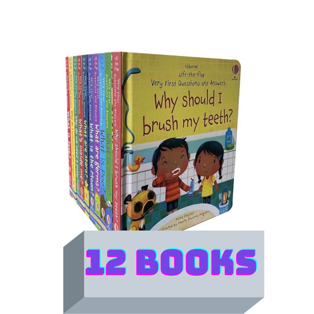 Usborne Lift the Flap Very First Questions and Answers (12 Books set ...