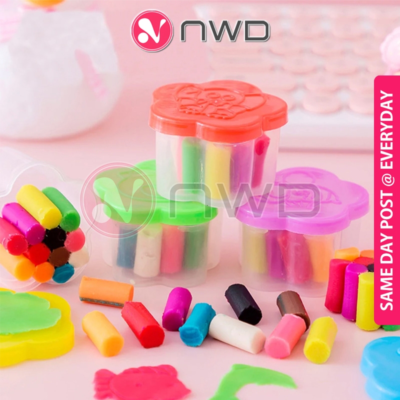 𝗦𝗨𝗣𝗘𝗥 𝗦𝗢𝗙𝗧 》12 Color Mini Clay Set Non Toxic DIY Modeling Clays Kids ...