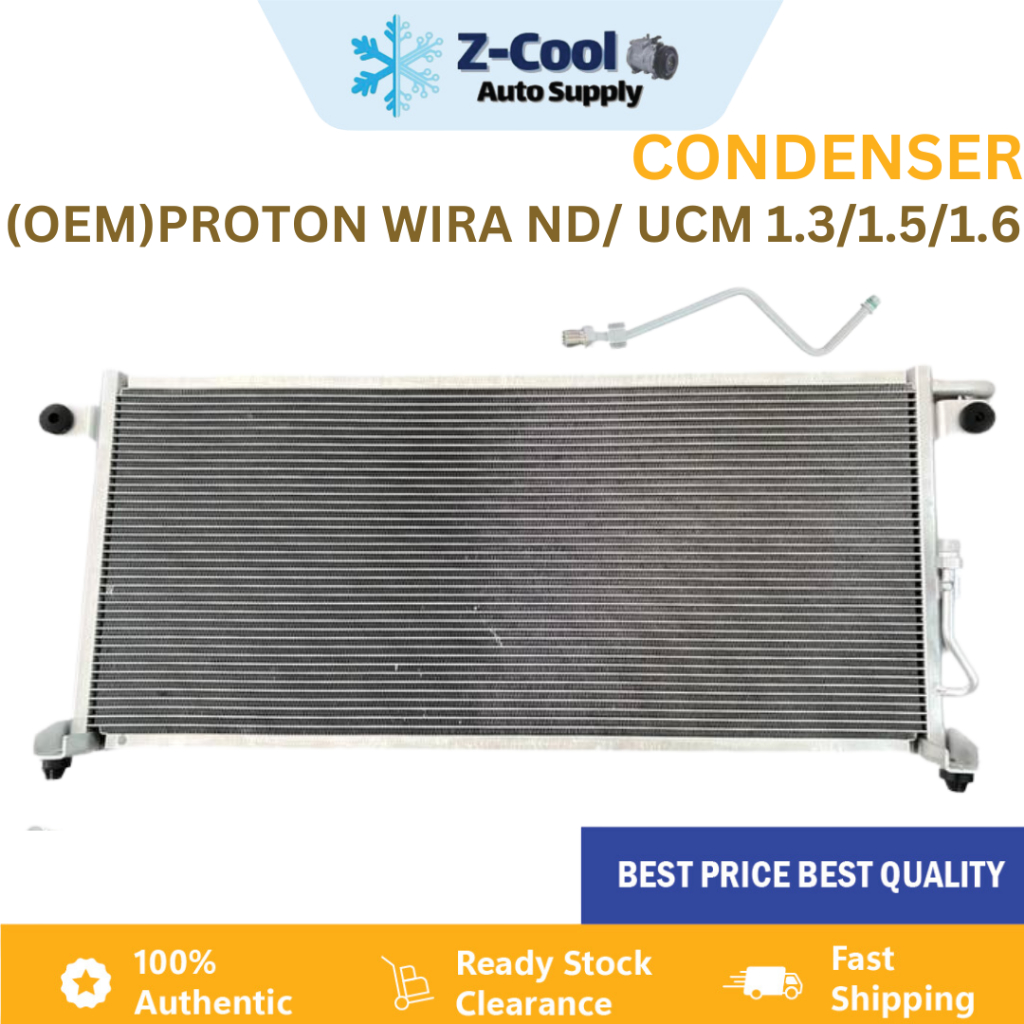Aircond Condenser Proton Wira 1.3 / 1.5 / 1.6 Denso & UCM System ...