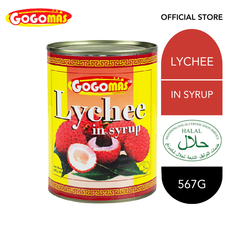 Gogomas Lychee In Syrup 567g | Laici Tin Dalam Sirap Halal | Shopee ...