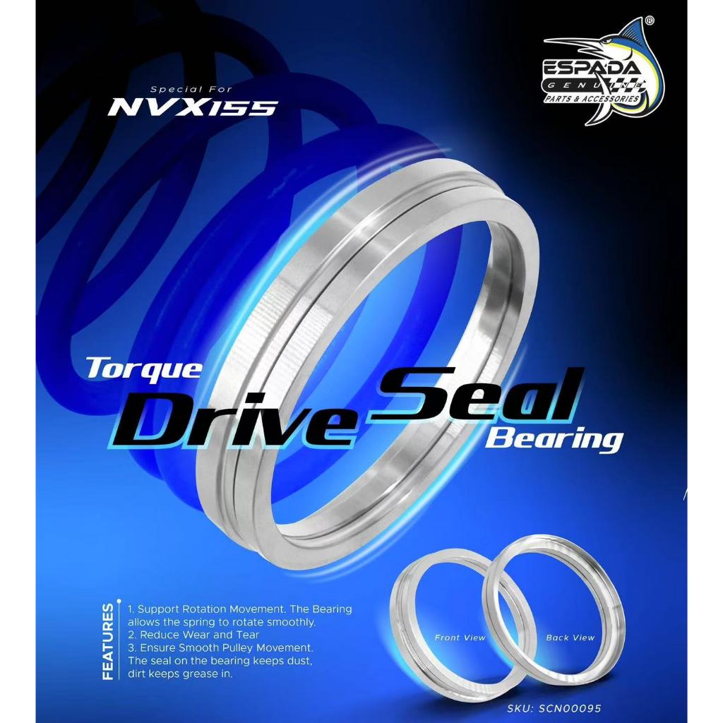 ESPADA NMAX NVX 155 XMAX CLICK PCX ADV BEAT FI TORQUE DRIVE SEAL ...