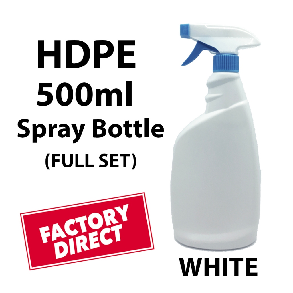 500ml HDPE Trigger Bottle Spray | 500ml HDPE Botol Spray (SET) | Shopee ...
