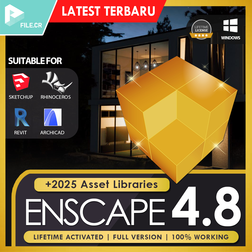 🔥 𝐄𝐧𝐬𝐜𝐚𝐩𝐞 𝟒.8 🔥 Enscape for WINDOWS 💯 EASY INSTALL 💯 LIFETIME PREMIUM 💯 ...