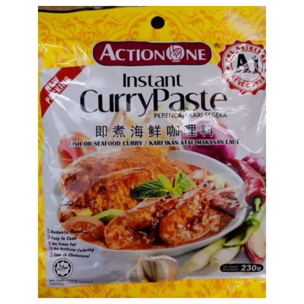 A1/ Action One Instant Curry Paste [Ready Stock] 即煮咖喱料 | Shopee Malaysia