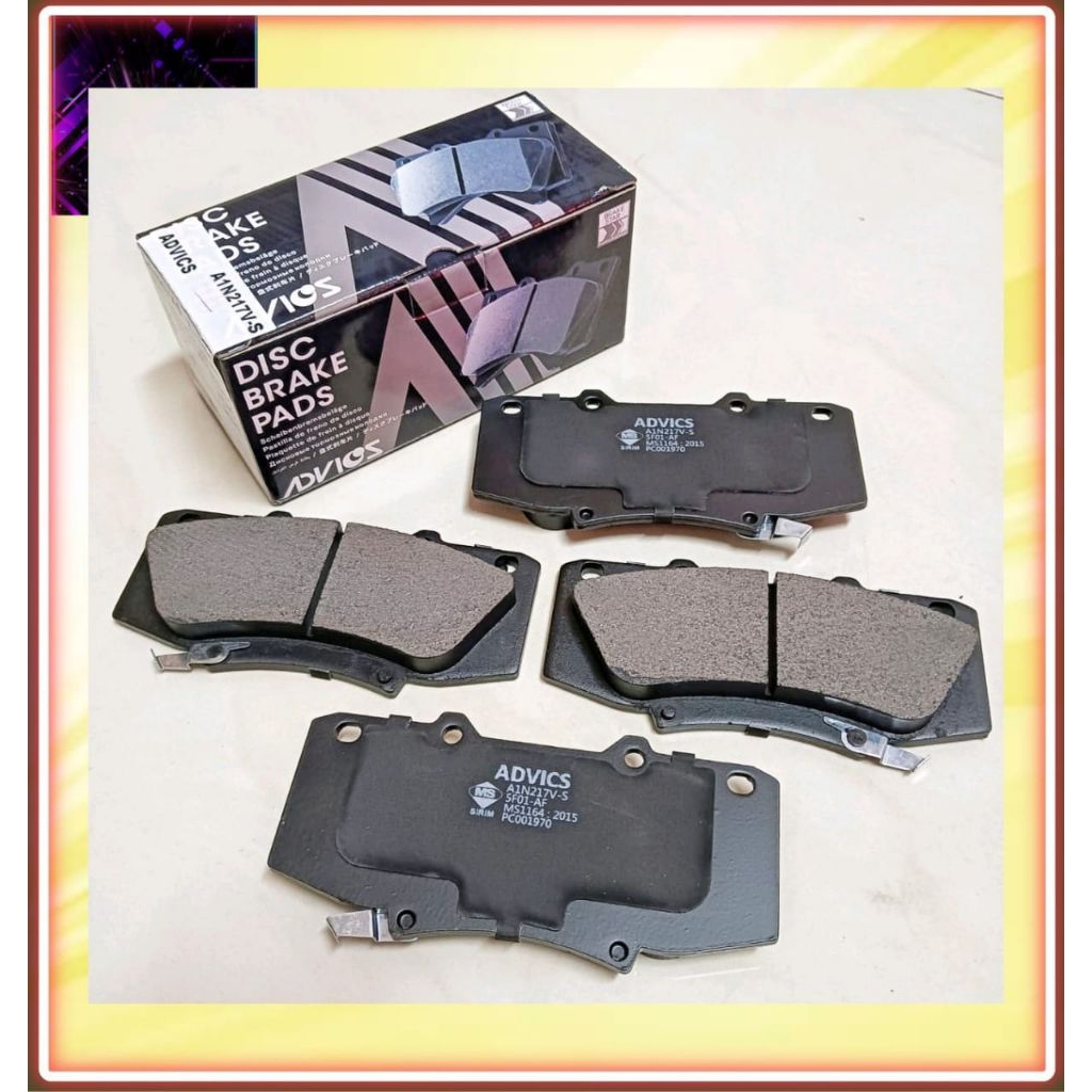 Brake Pad Hilux Vigo Kun26 12"-15" Vnt, Fortuner 12"-15" Kun50 (front ...
