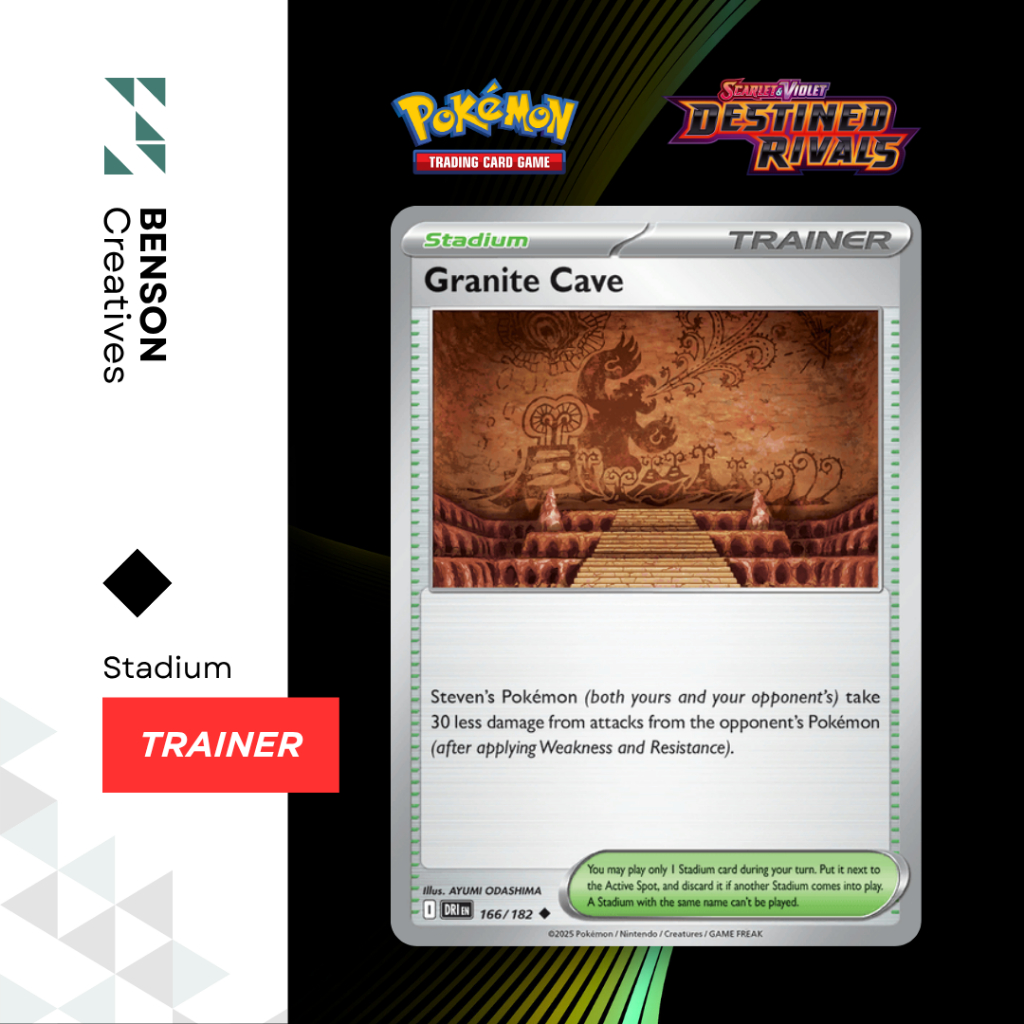 Granite Cave | 166/182 | Trainer - Stadium [Destined Rivals] Pokémon ...