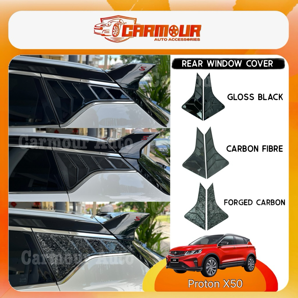 Proton X50 / X50 Facelift 2025 Rear Window Cover Mustang Window Cover ...