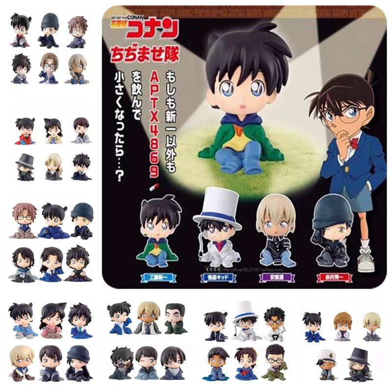 (READY STOCK) Detective Conan Blind Box Doll Toy Birthday Gift可爱名侦探柯南盲盒 ...