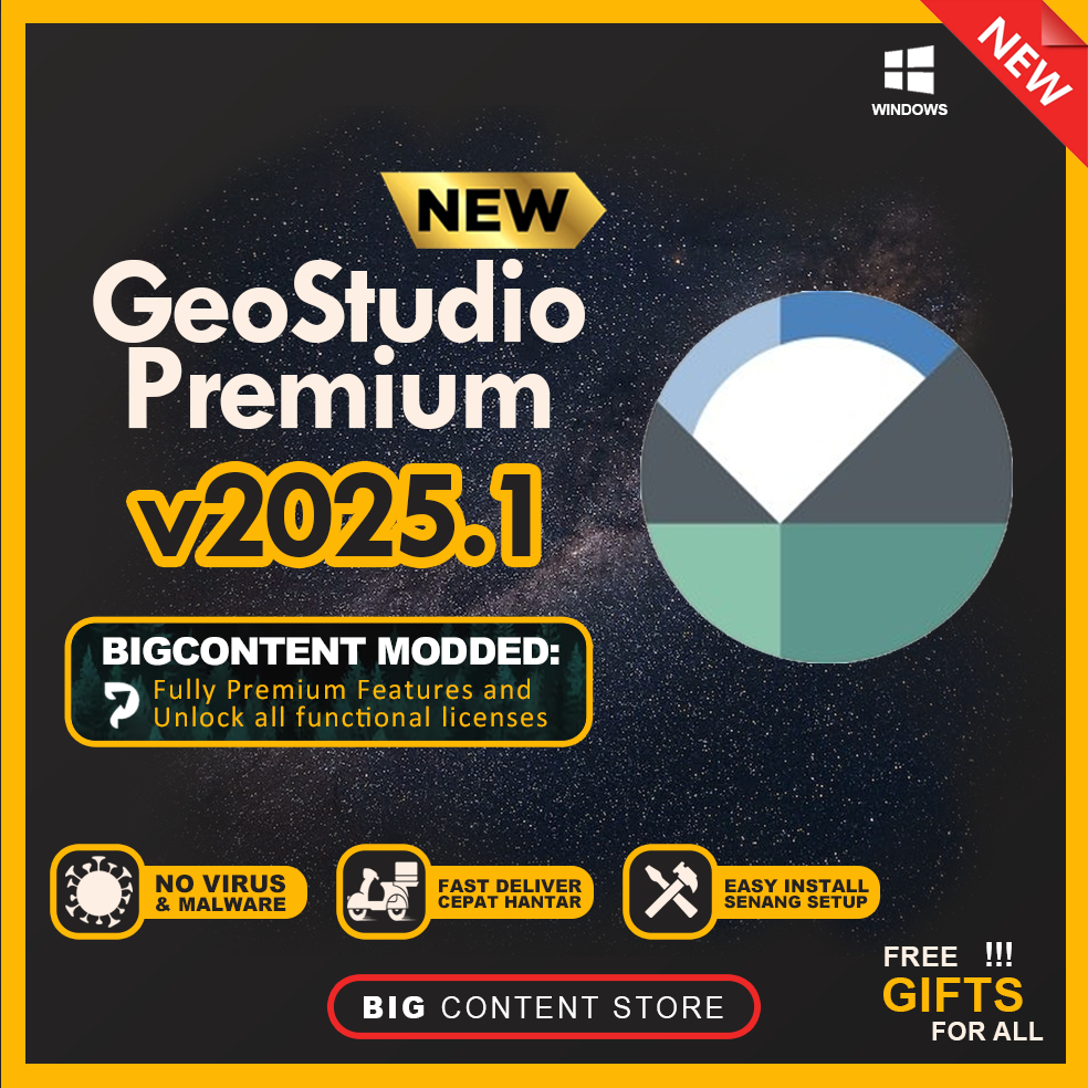 GEO-SLOPE GeoStudio 2025 💯 EASY INSTALL SOFTWARE 💯 LIFETIME PREMIUM 💯 ...